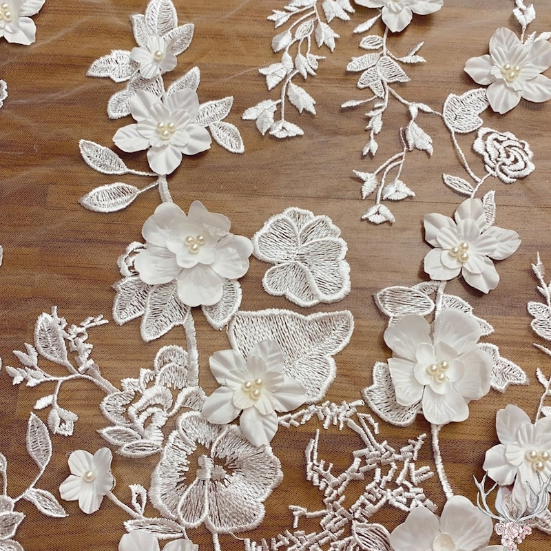 3d Lace Fabric - Etsy
