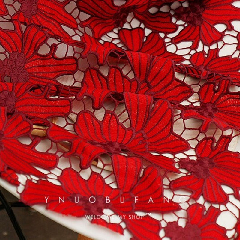 Guipure Lace Fabric - Etsy