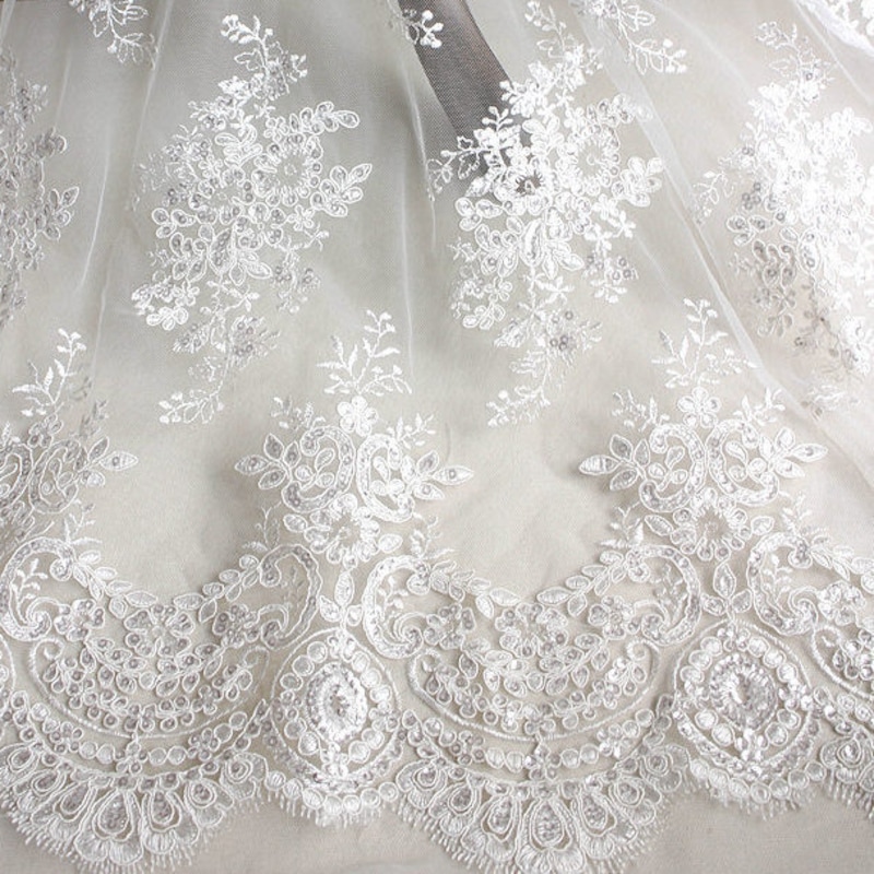 Alencon Lace Fabric - Etsy