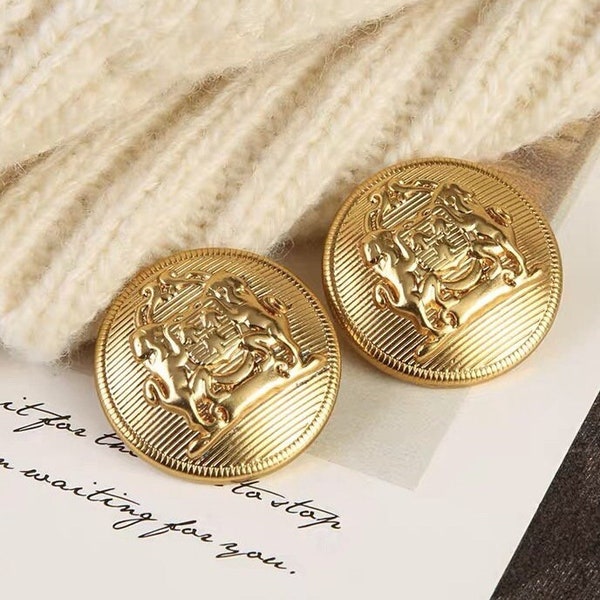 Striped Buttons - Etsy