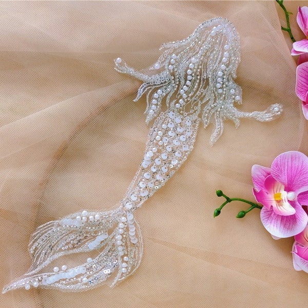 Mermaid Applique - Etsy