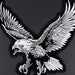 Huge Golden Eagle Patch, Large Hunting Hawk Patch, Iron on / Sew on ...
