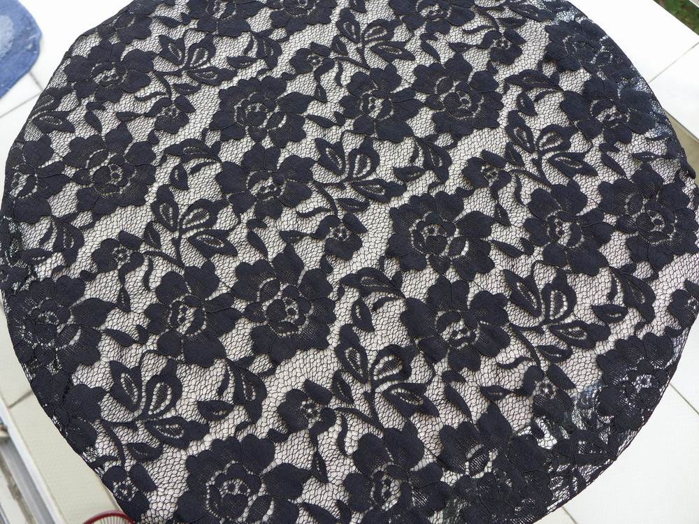 59 Soft Black Roses Fabric 4 Ways Stretch Floral Lace | Etsy