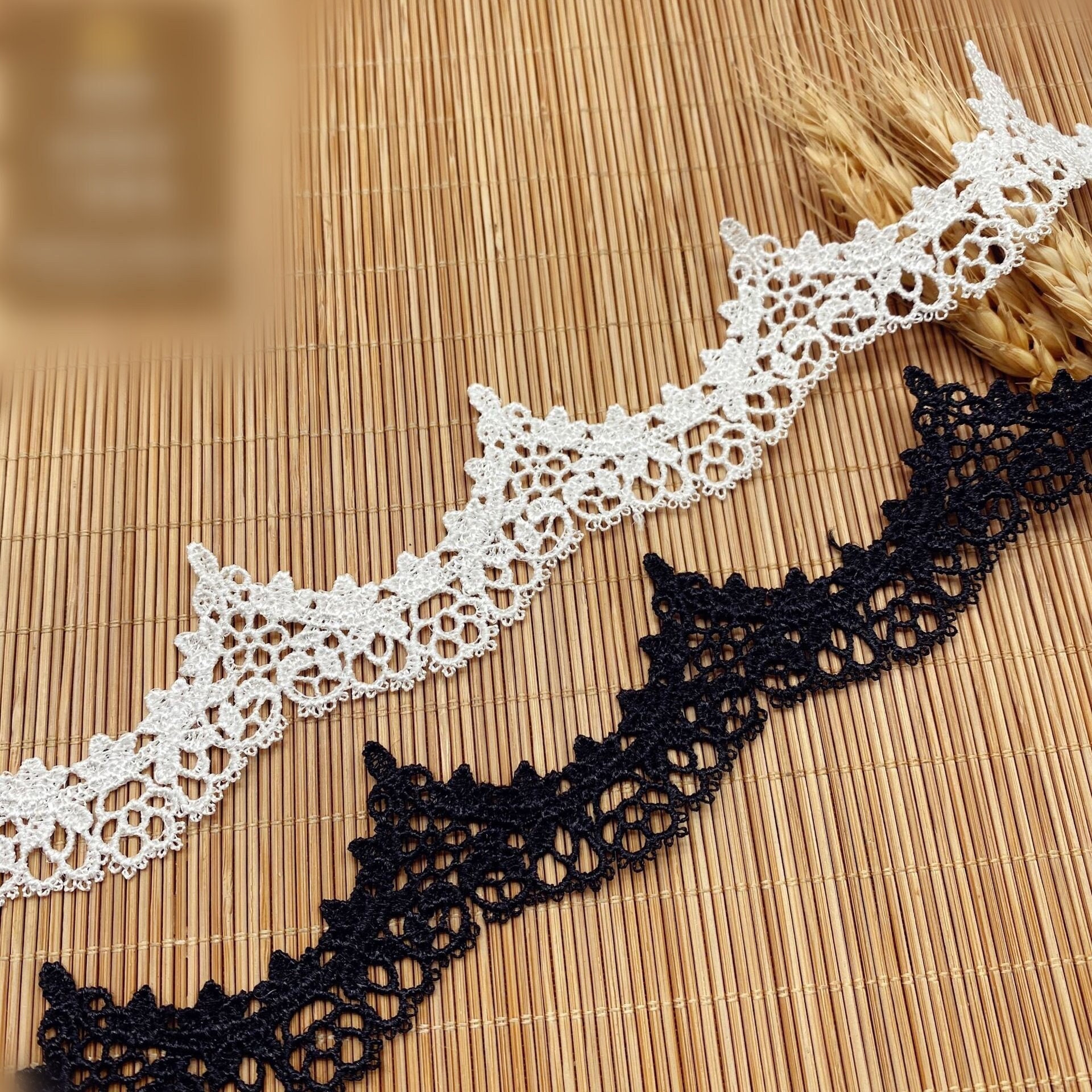 Vintage Style Scallop Border Lace Trim, Venice Hollow Out Flowers Lace ...