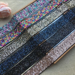 Sequins Lace Trim Sequined Trimming Lace Wedding Dress Lace - Etsy