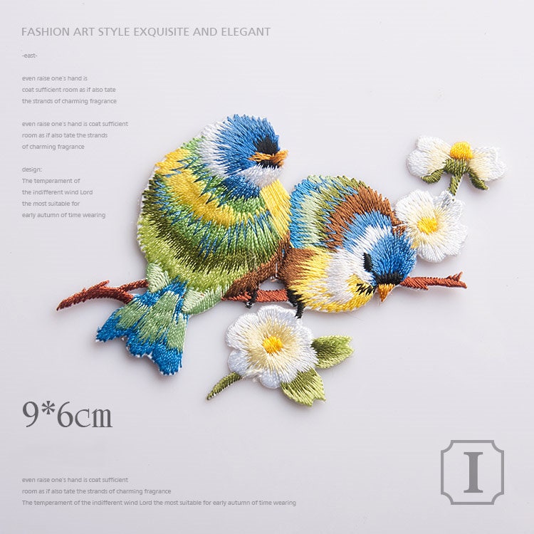 Lovely Birds Patch Kingfisher Bird Patch Parrot Iron on / - Etsy