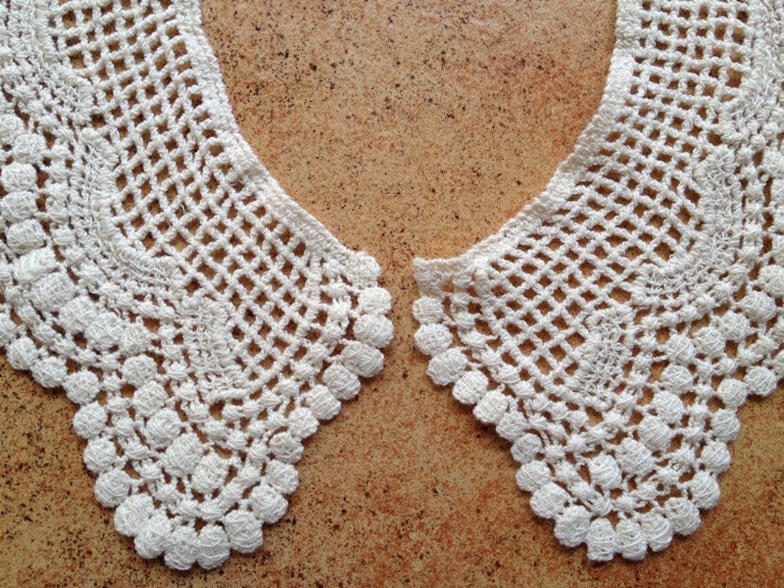 Venice Lace Collar/ Beige Collar/ Baby Collar/ Lace Collar/ - Etsy