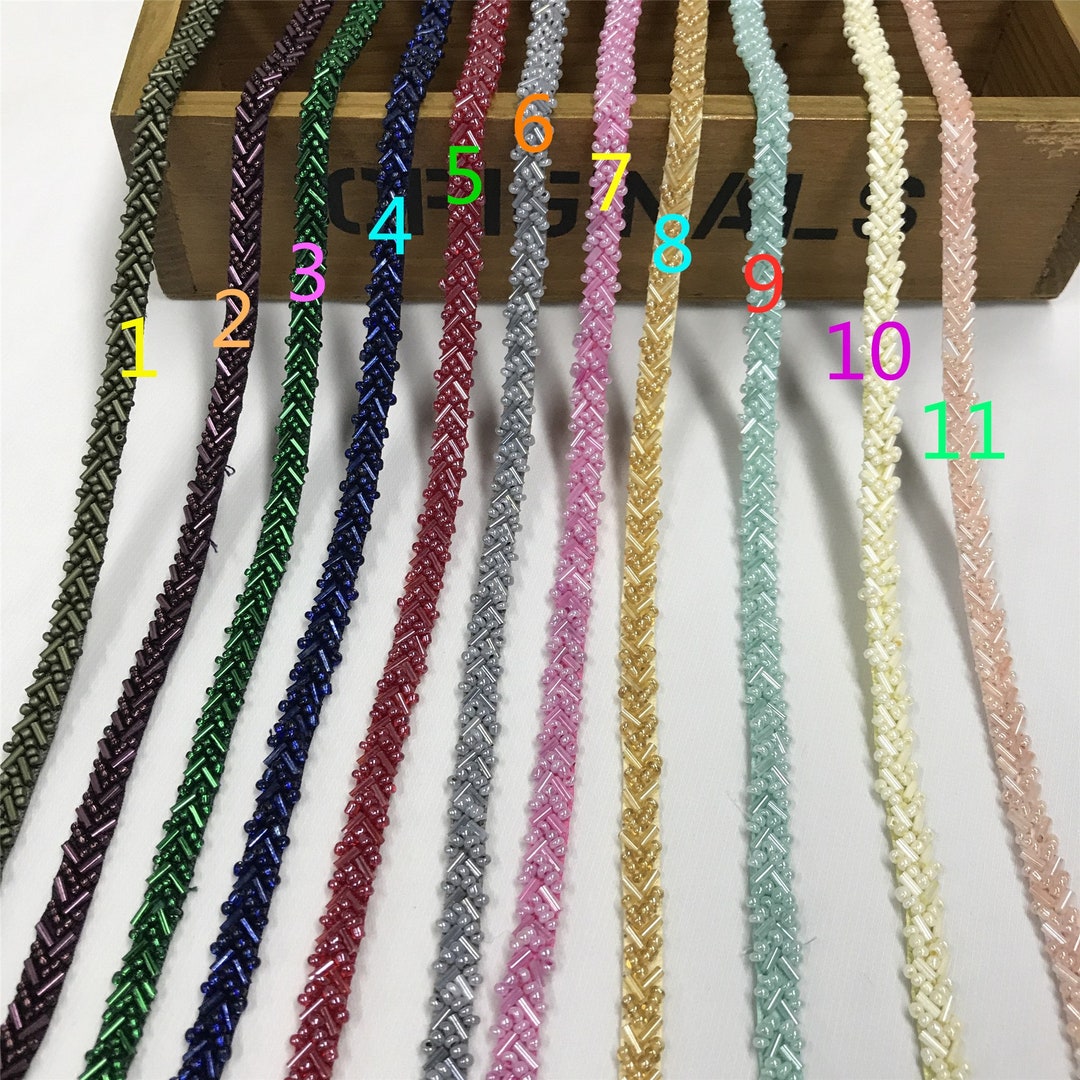 Beaded Ribbon Trim, Pearl Beaded Lace, Beaded Bridal Sashes, Wedding ...