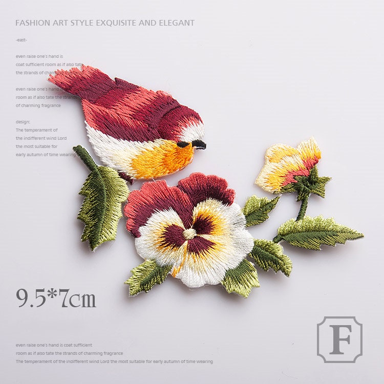 Lovely Birds Patch Kingfisher Bird Patch Parrot Iron on / - Etsy