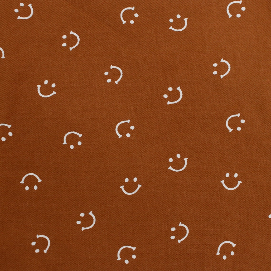 Lovely Print Smile Face Cotton Fabric Breathable Cotton | Etsy