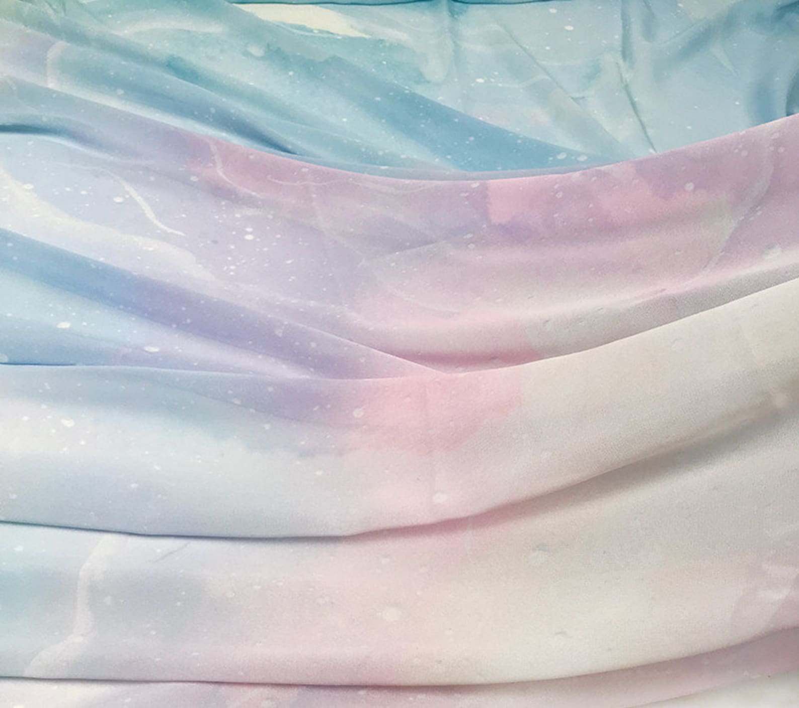 Ombre Chiffon Lace Fabric, Gradient Texture Soft Flowing Fabric for ...