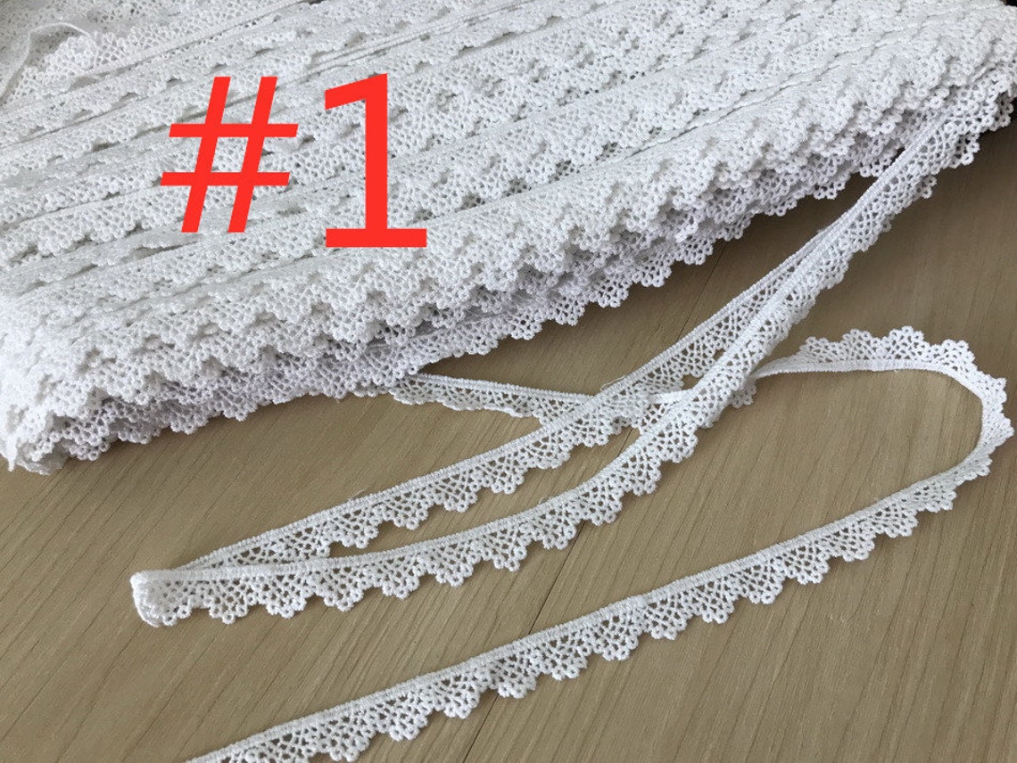 Select 1 pack 14 yards Lace Trim Narrow Lace Crochet Lace | Etsy
