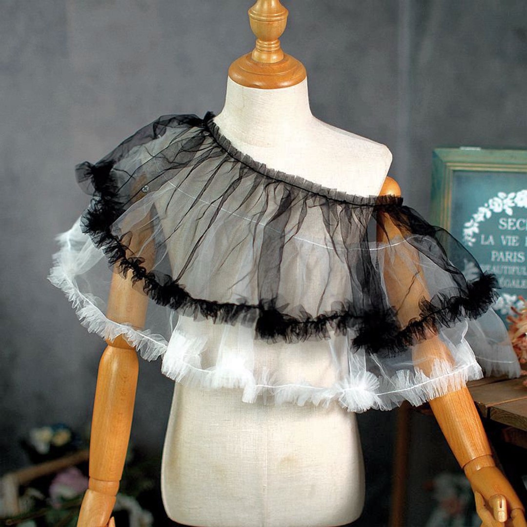 Soft Pleated Tulle Lace Trim, Airy Tulle Lace Trim, Ruffled Trim for ...