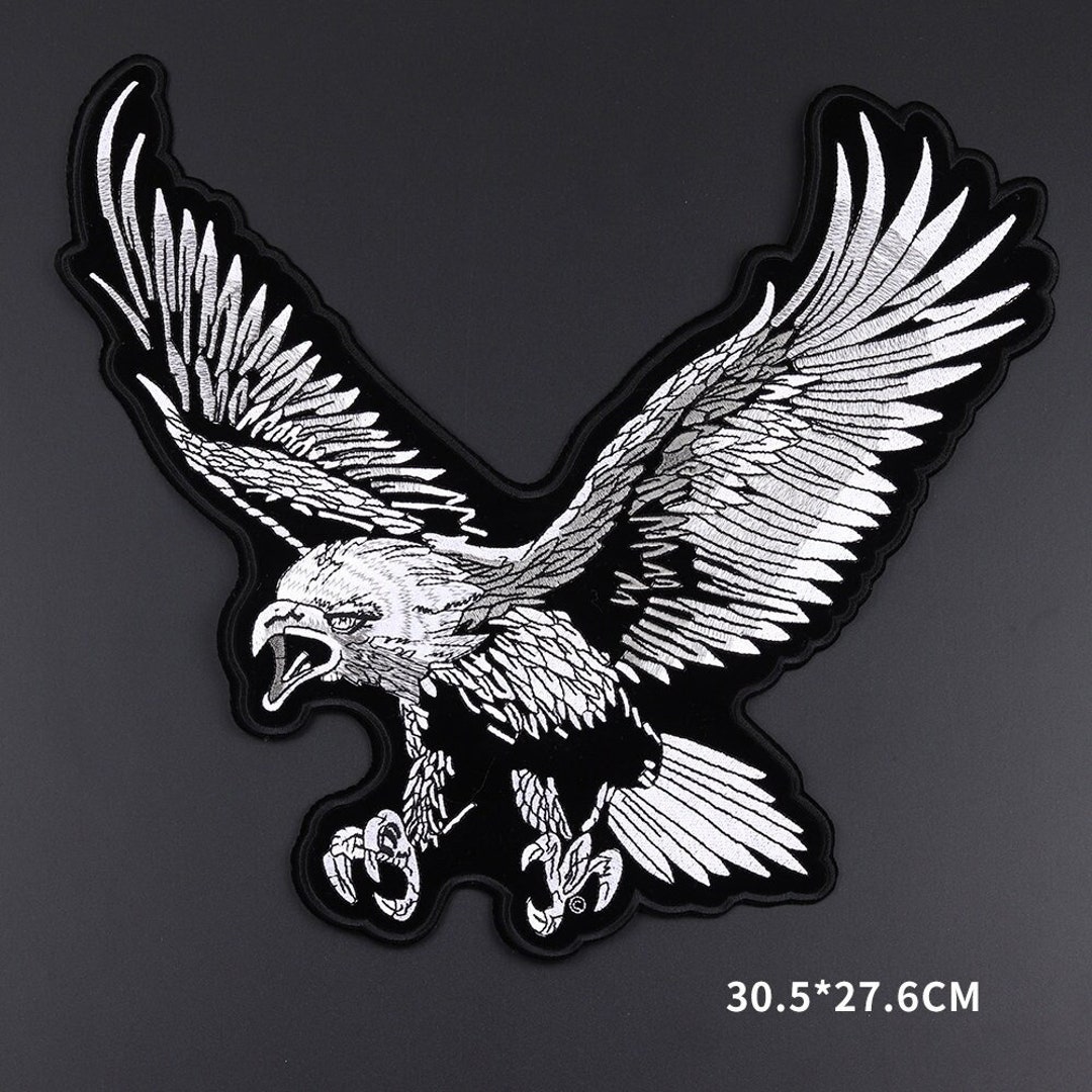 Huge Golden Eagle Patch, Large Hunting Hawk Patch, Iron on / Sew on ...