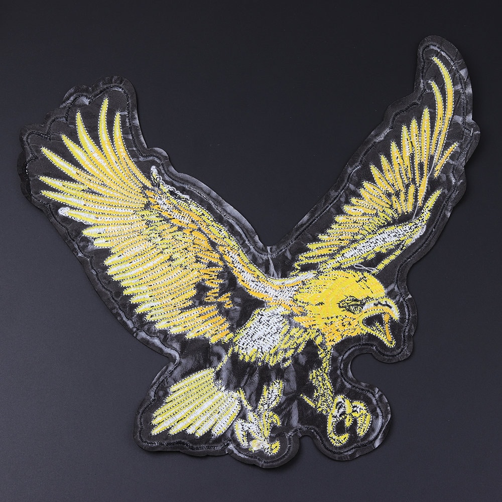 Huge Golden Eagle Patch Large Hunting Hawk Patch Iron on / | Etsy