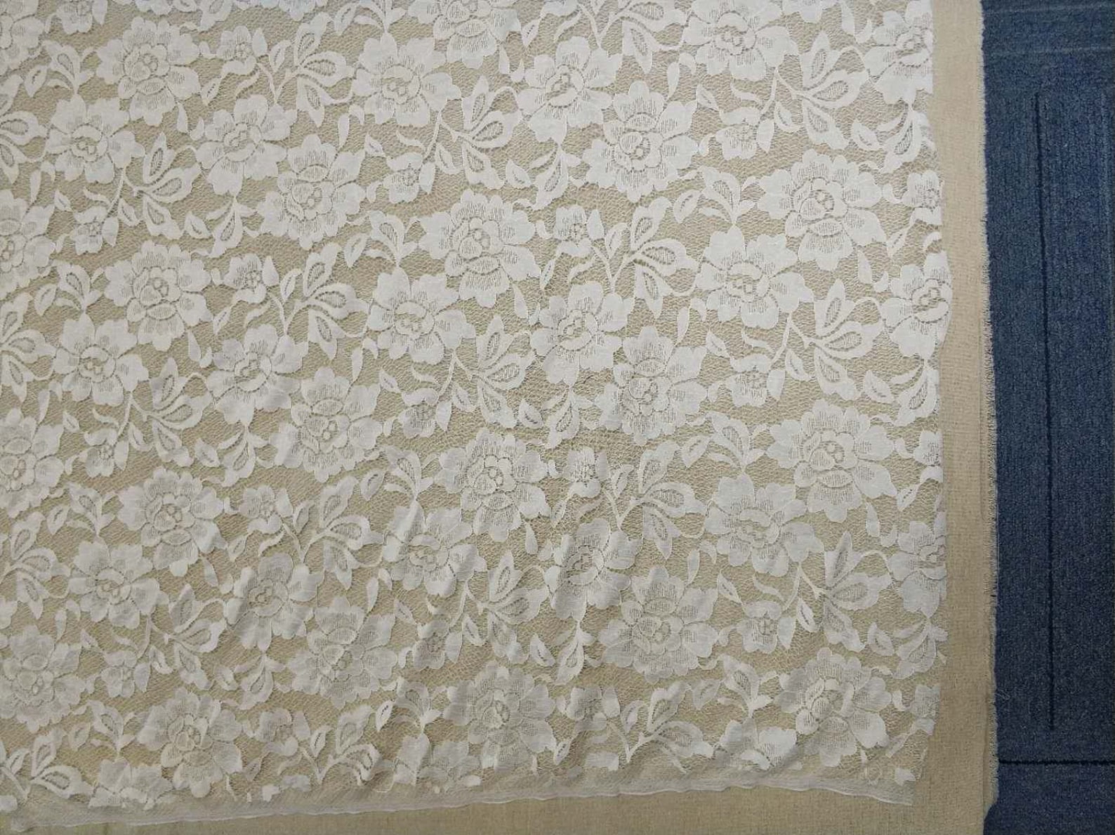 59 Soft Black Roses Fabric 4 Ways Stretch Floral Lace | Etsy