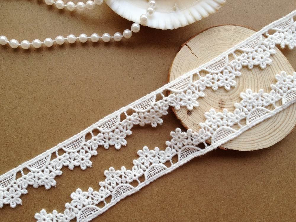 Pretty Cotton Lace Trim off White Ribbon Lace Trim for - Etsy