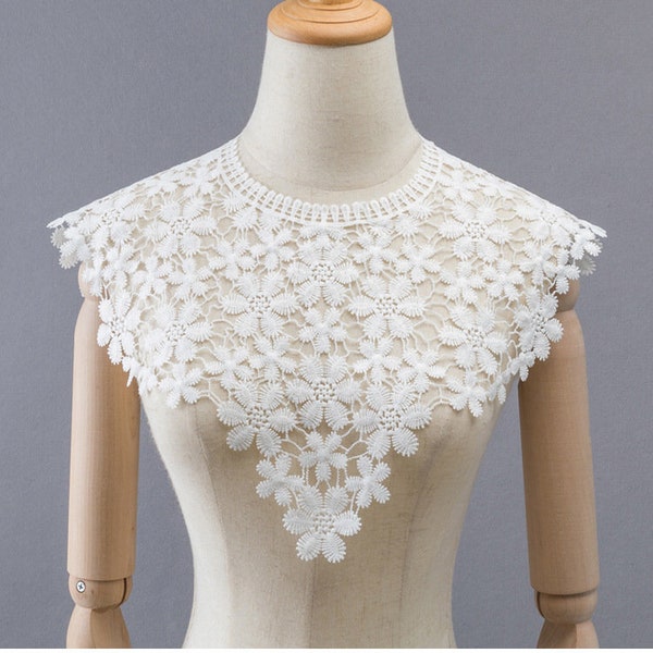 Lace Bib Necklace - Etsy
