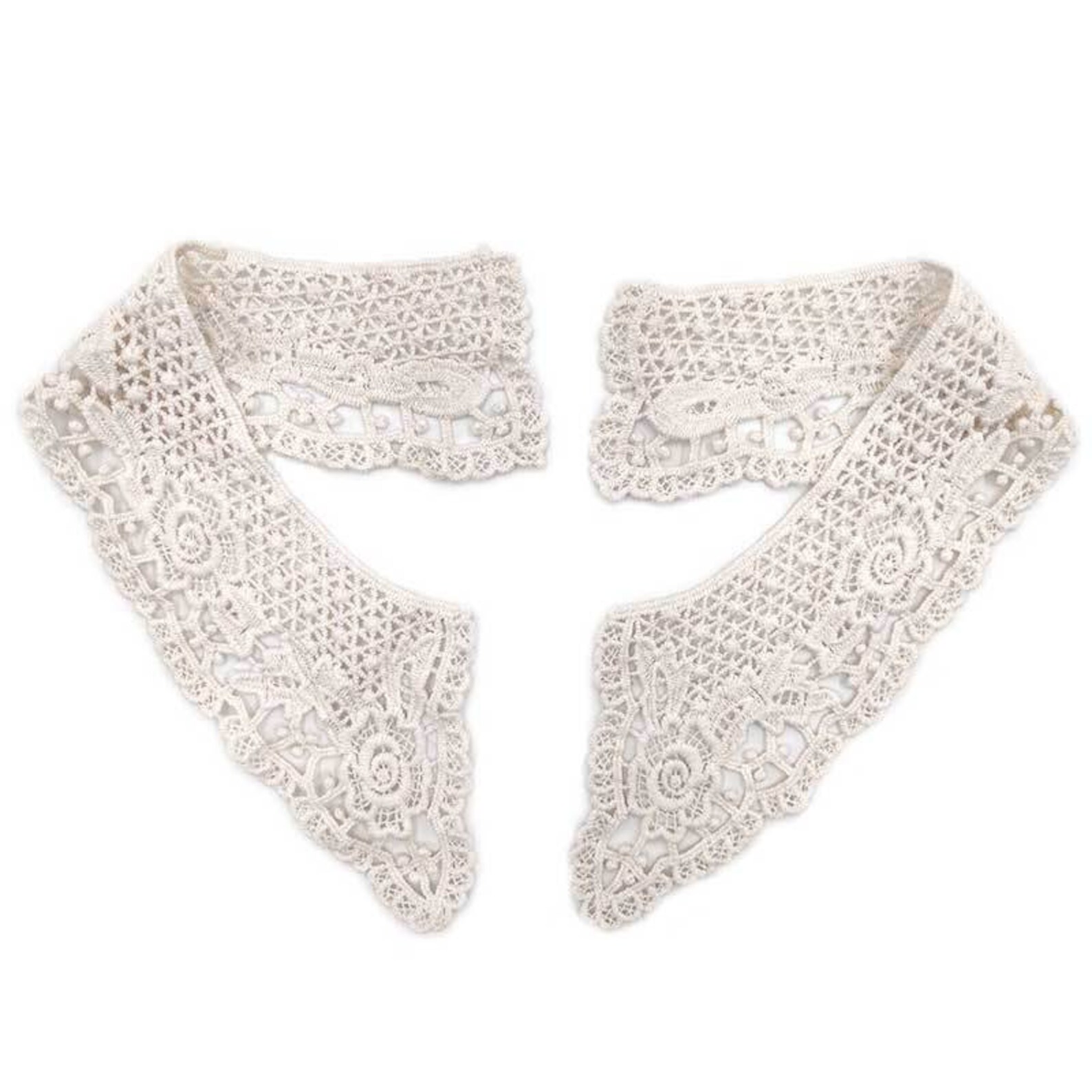 Venice Lace Collar Cotton Rose Floral Collar Black Daisy - Etsy