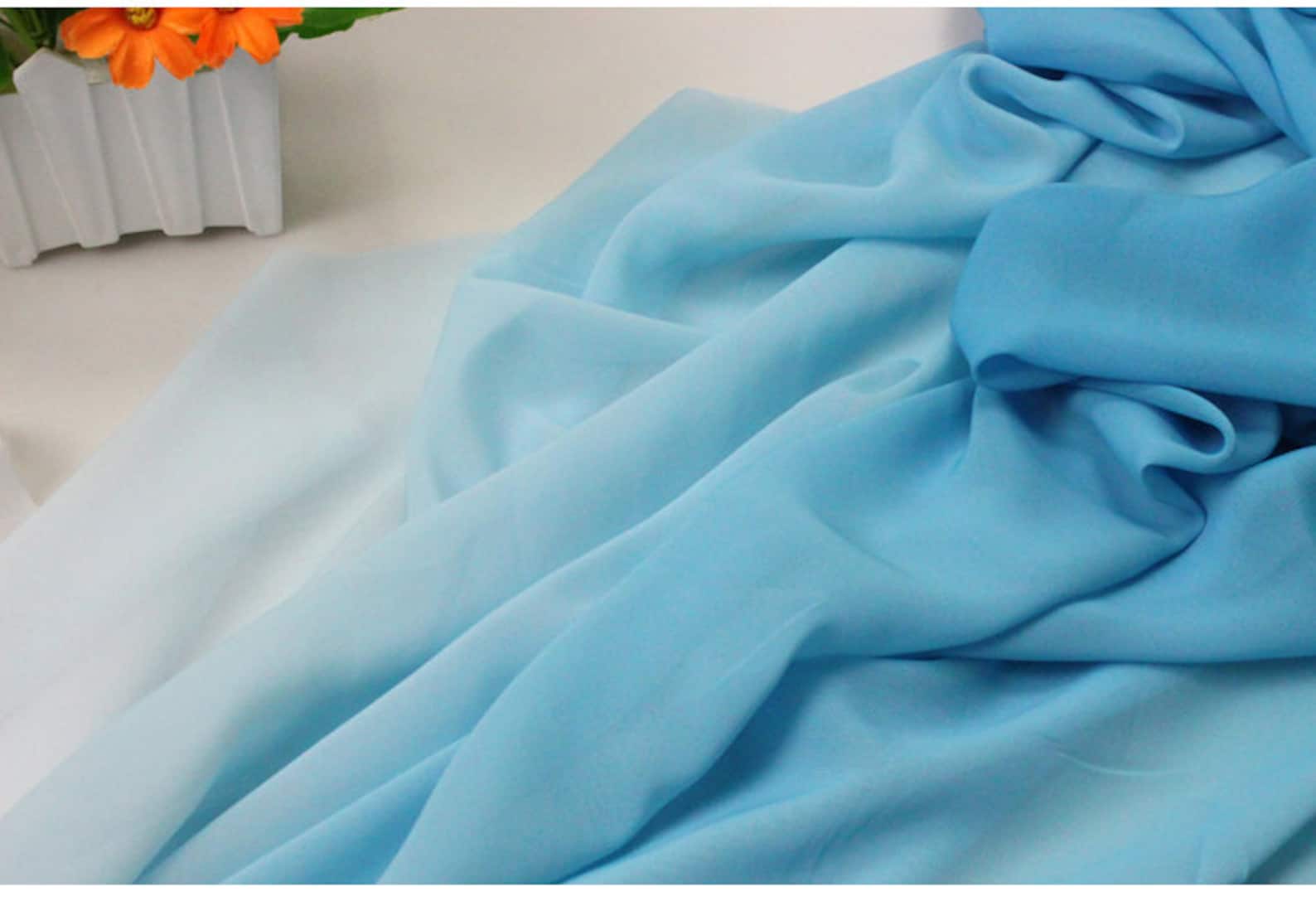 Advanced Ombre Chiffon Lace Fabric Light Weight Flowing - Etsy