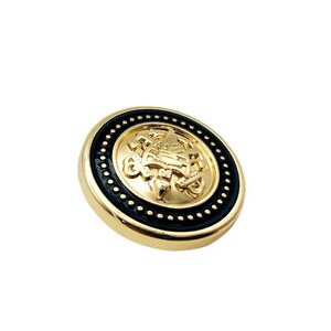 50 Pcs Vintage Pattern Shank Buttons, Dots Round Buttons for Sewing ...