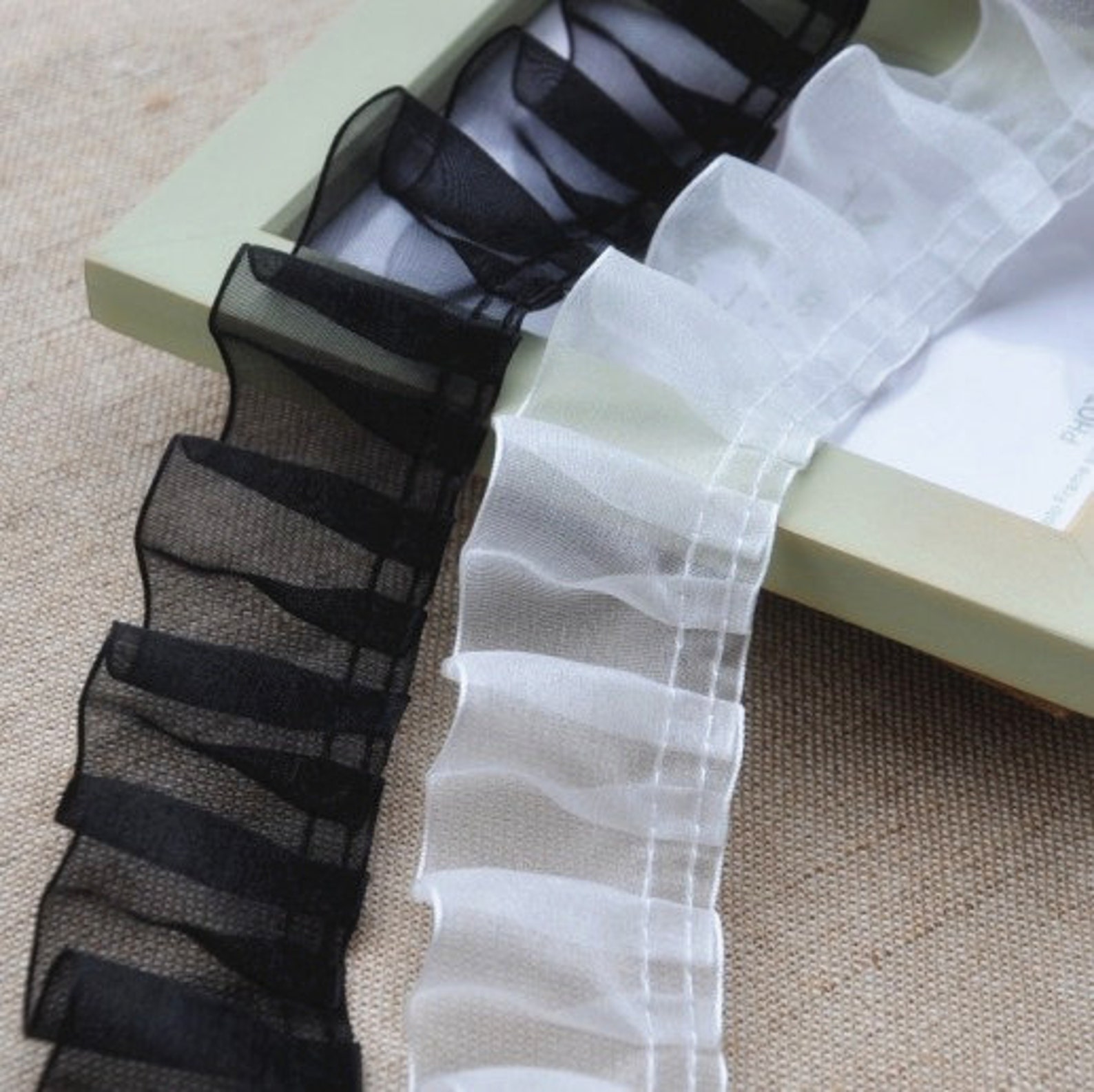 2 Color Organza Lace Trim Ruffled Lace Trim for DIY Crafts - Etsy