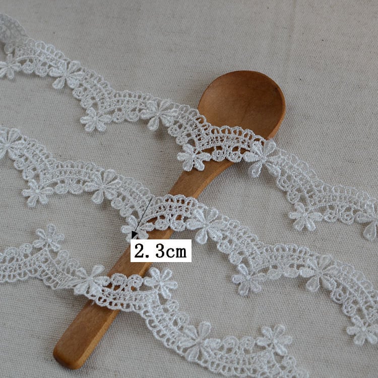 Venice Small Rose Flowers Lace Trim Vine Patch Floral Wedding | Etsy