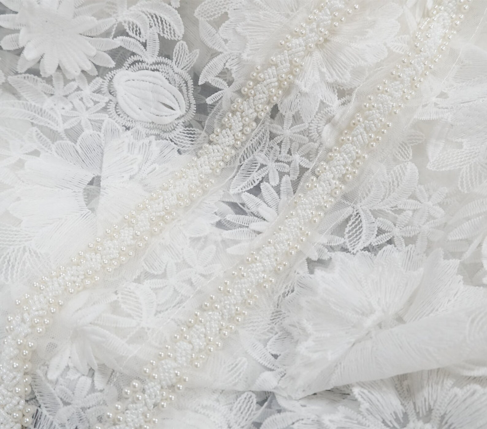 Ivory Cream Beaded Trim Wedding Bridal Sash Trim Headband - Etsy