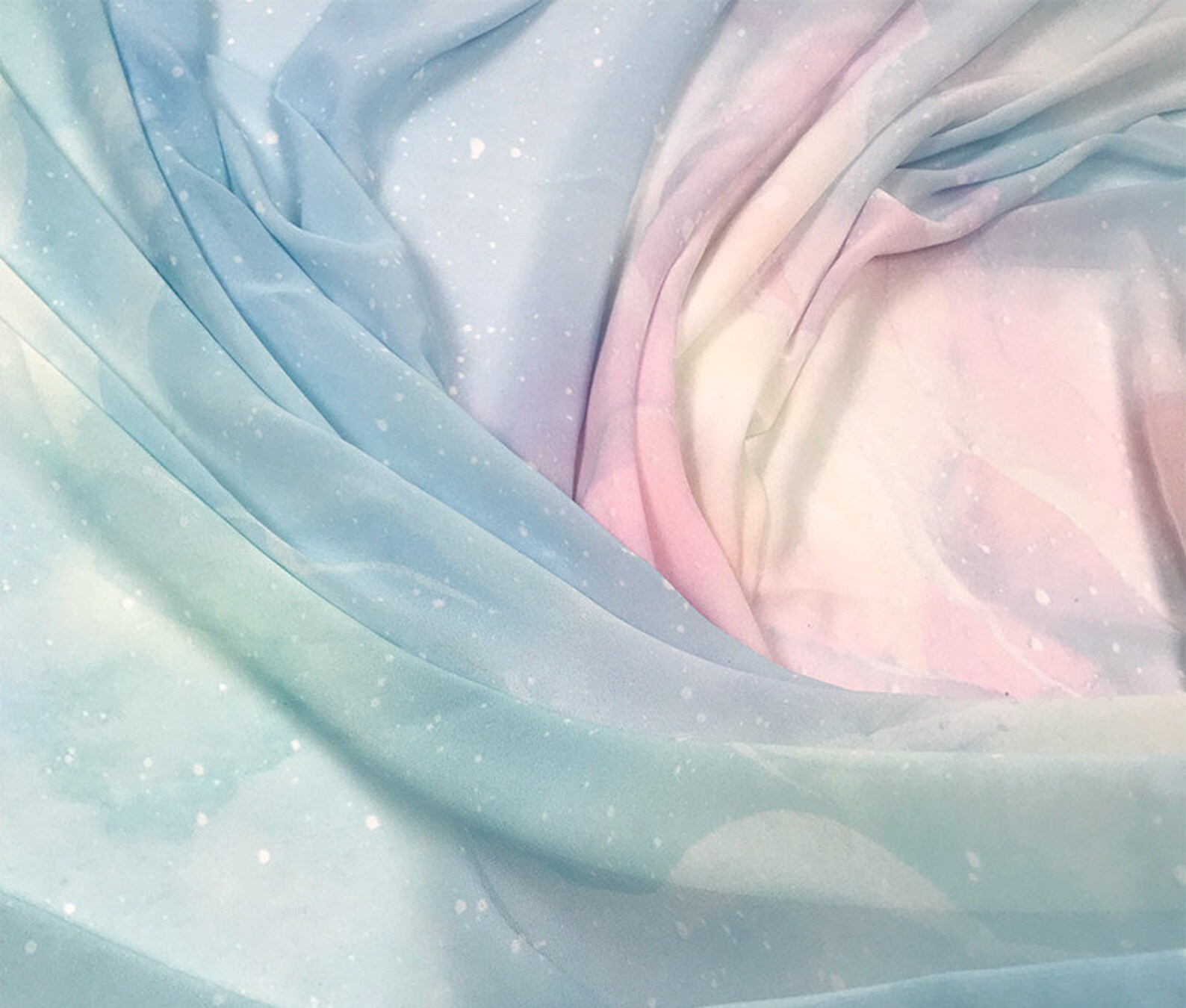 Ombre Chiffon Lace Fabric, Gradient Texture Soft Flowing Fabric for ...