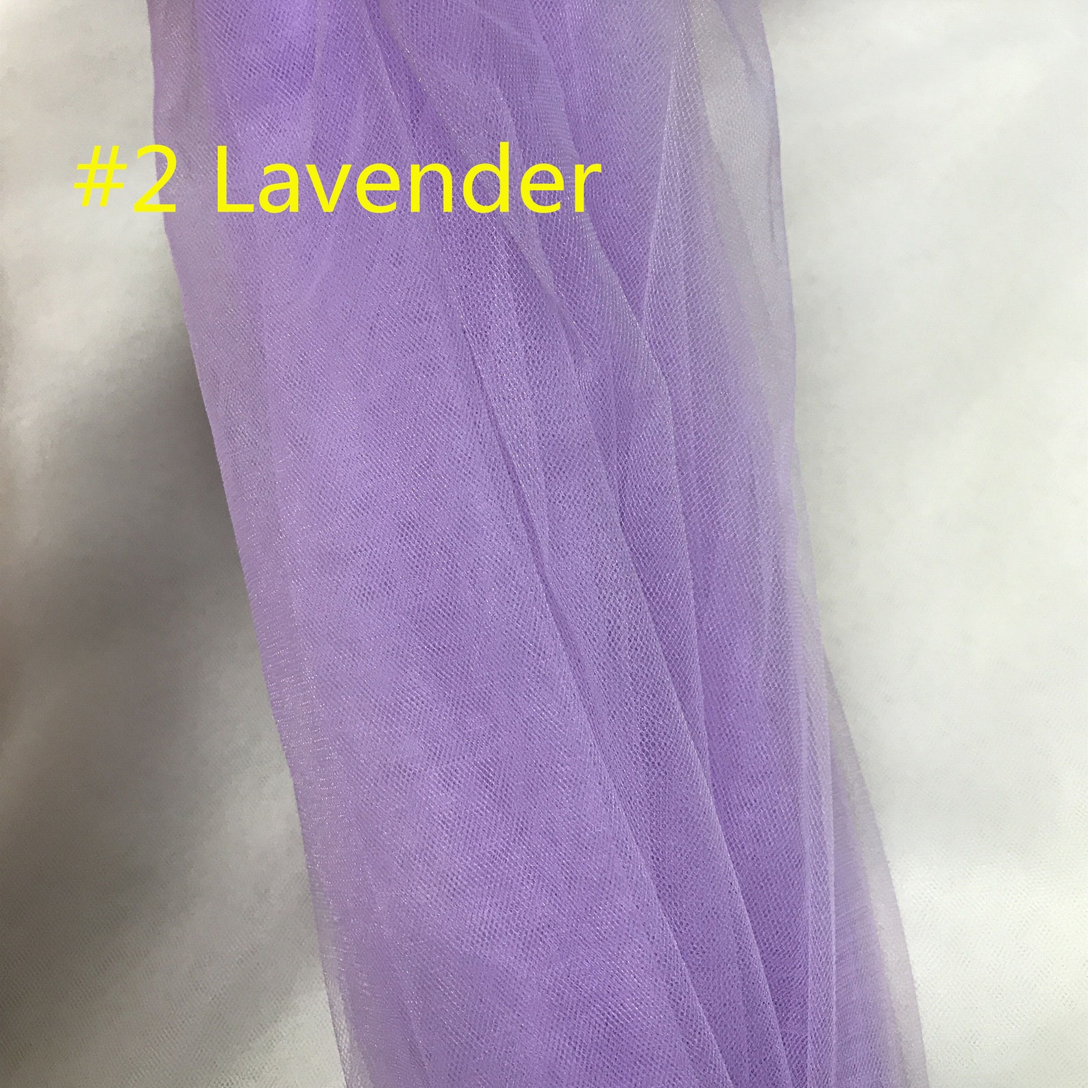 Soft Lavender Airy Tulle Lace Fabric Nylon tulle lace For | Etsy