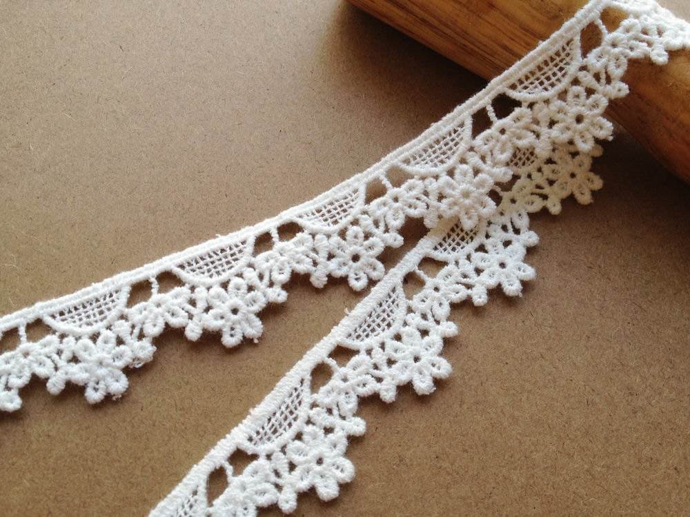 Pretty Cotton Lace Trim off White Ribbon Lace Trim for - Etsy
