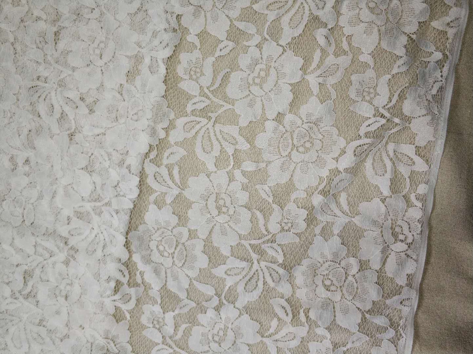 59 Soft Black Roses Fabric 4 Ways Stretch Floral Lace | Etsy