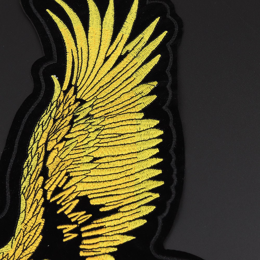 Huge Golden Eagle Patch, Large Hunting Hawk Patch, Iron on / Sew on ...