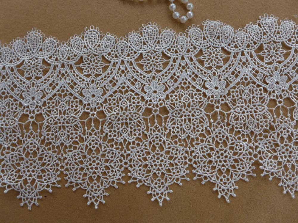 Off White Lace Gorgeous Wedding Lace Trim Cutwork Embroidery - Etsy