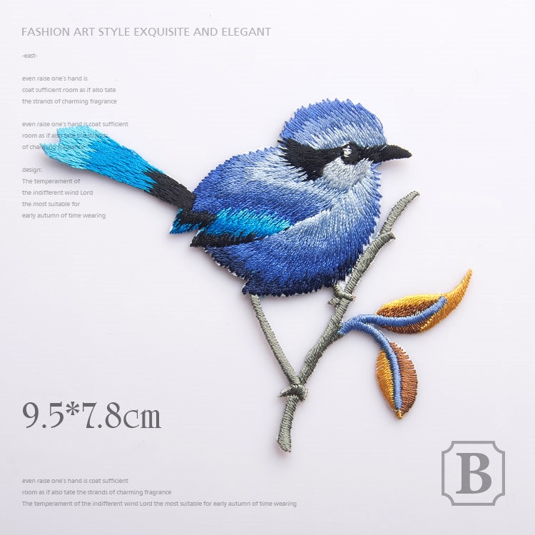 Lovely Birds Patch Kingfisher Bird Patch Parrot Iron on / - Etsy