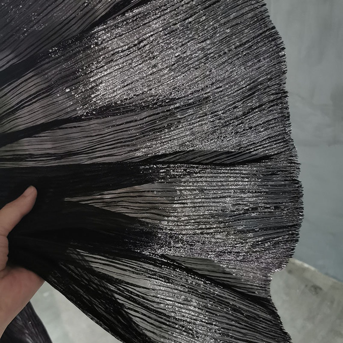 Stiff Shimmer Pleated Organza Lace Fabric Gleam Organza - Etsy