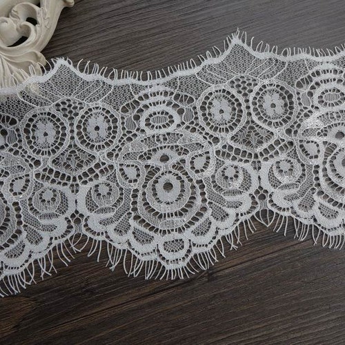 Graceful off White Alencon Lace Trim High Quality Cord Lace | Etsy
