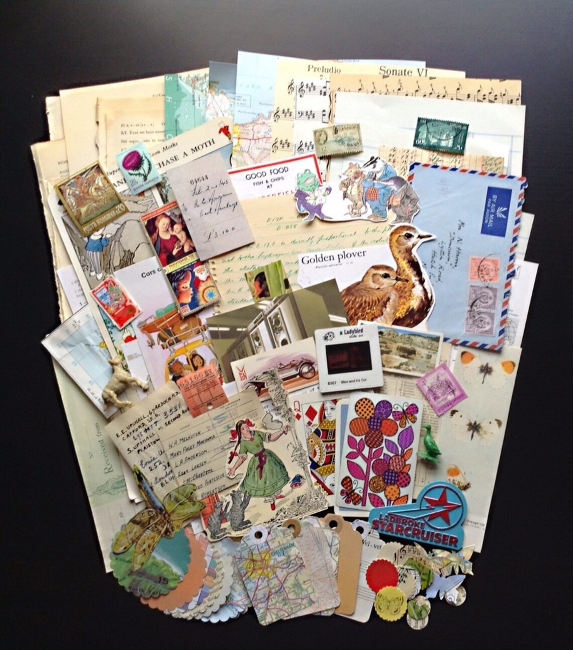 100+ Pieces Huge Vintage Ephemera Pack - Mainly British - Etsy