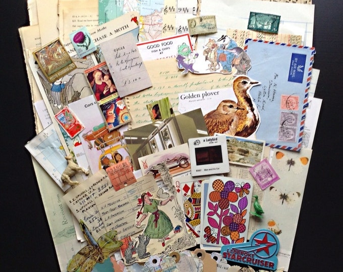 100 Pieces Huge Vintage Ephemera Pack Mainly British - Etsy