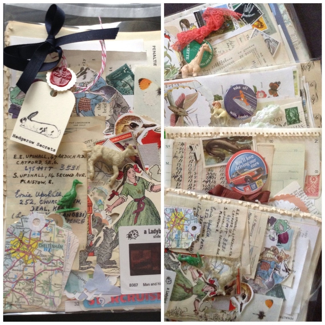 100+ Pieces Huge Vintage Ephemera Pack - Mainly British - Etsy