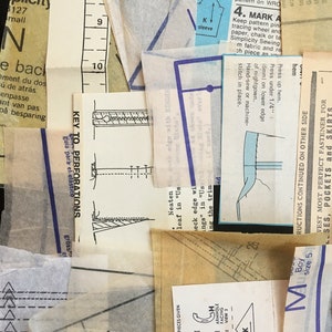 Unique Vintage Sewing Pattern Section Bundle small - Etsy