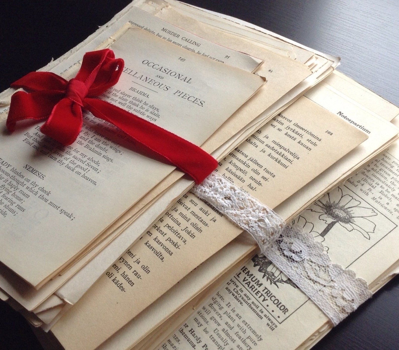 Vintage Paper Ephemera Pack Many Sources 50 Sheets | Etsy UK