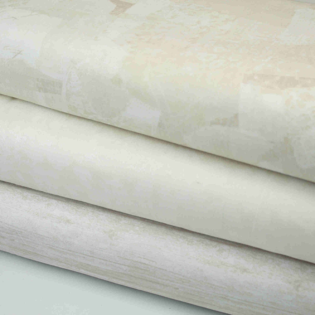 Off White, Light Cream by Blank Quilting 100% Cotton Quilting Weight ...