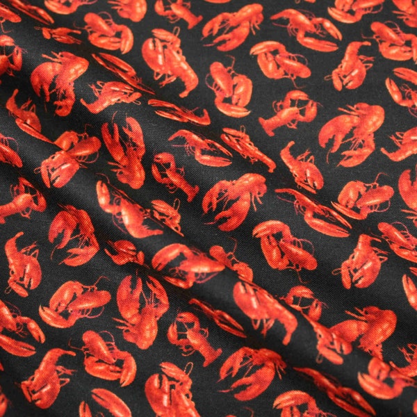 Lobster Fabric - Etsy UK