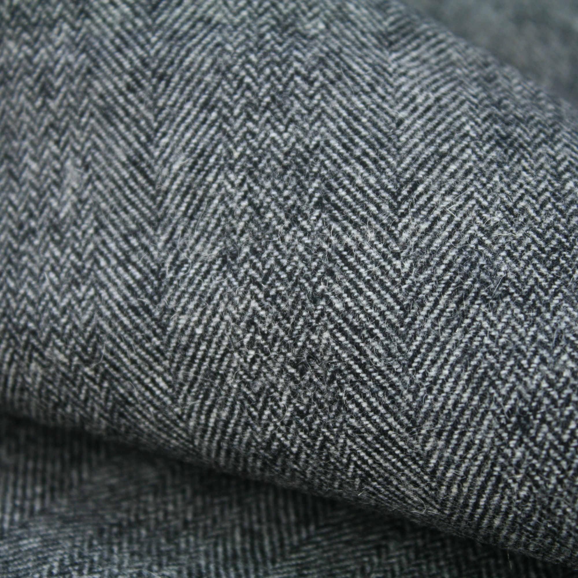 Herringbone Tweed 50% Wool Blend Soft Upholstery Sofa Cushion Chairs ...
