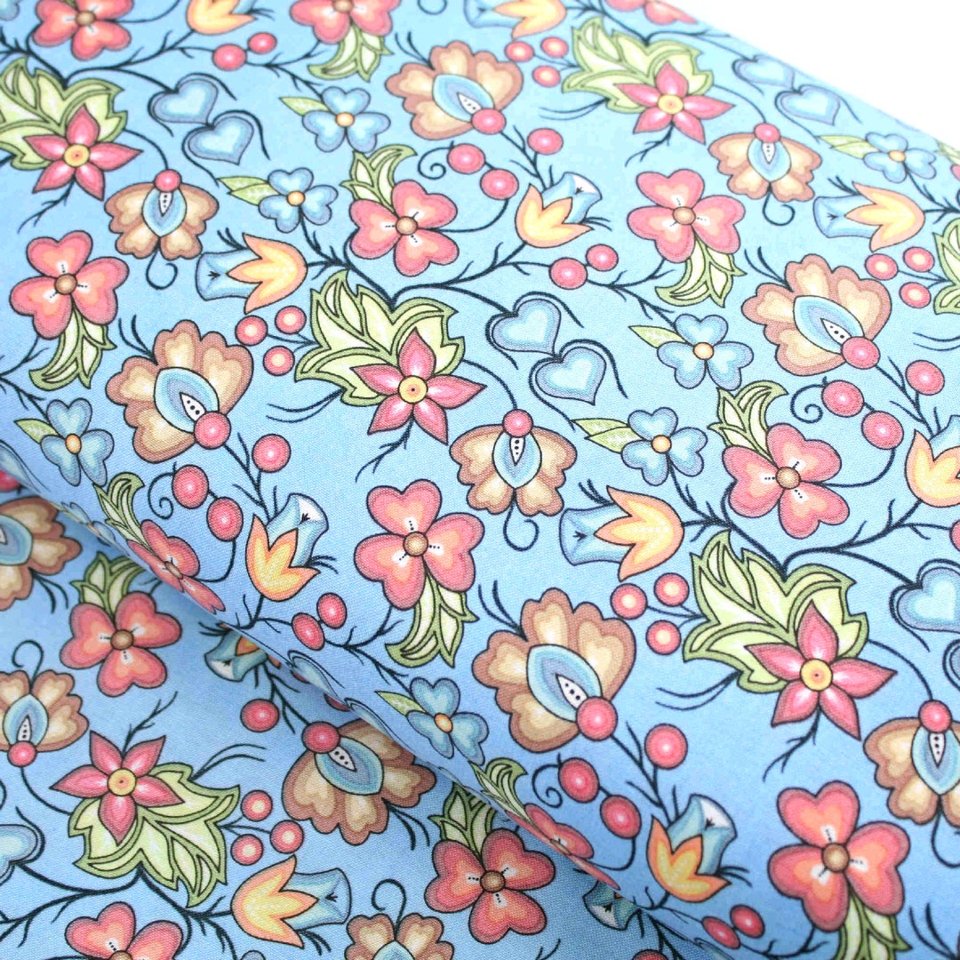 Native Floral shannon Gustafson for International Textiles Cotton Craft Fabric 26cm X110cm - Etsy