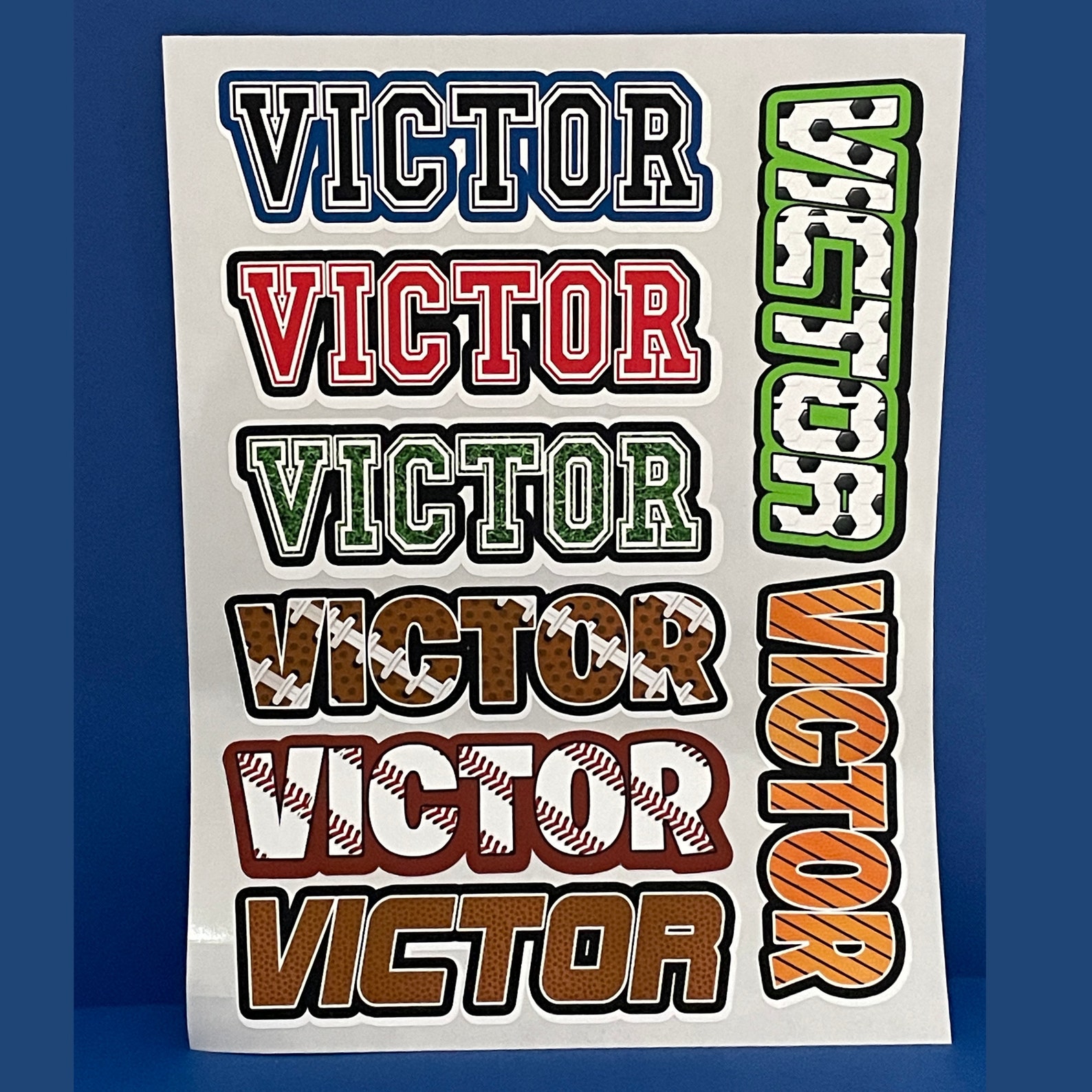 Boys Personalized Labels Boy Sports Themed Labels Boys - Etsy