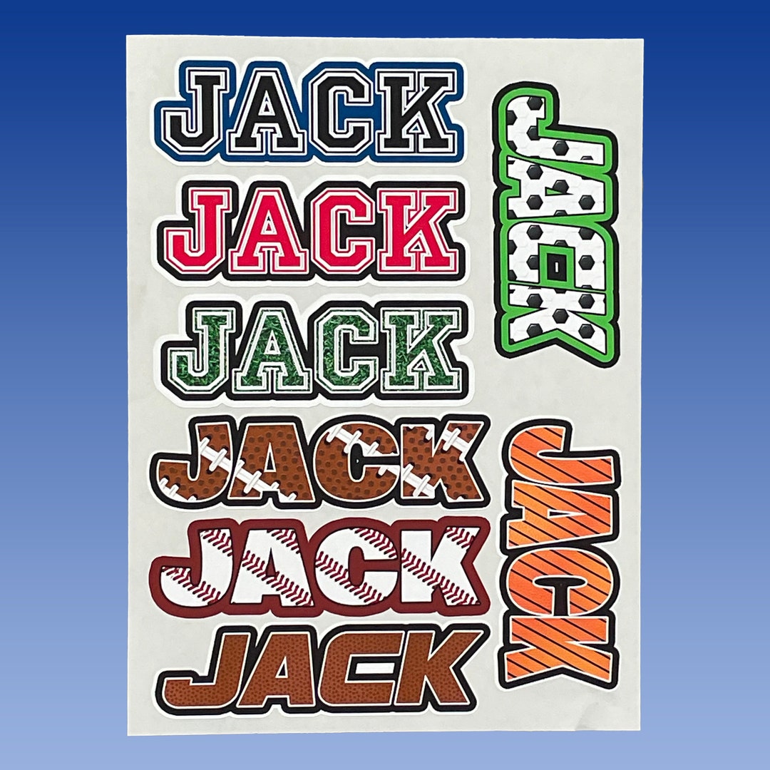 Boys Personalized Labels Boy Sports Themed Labels Boys - Etsy