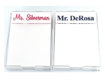 Acrylic Note Pad - Etsy