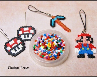 Hama bead jewelry | Etsy